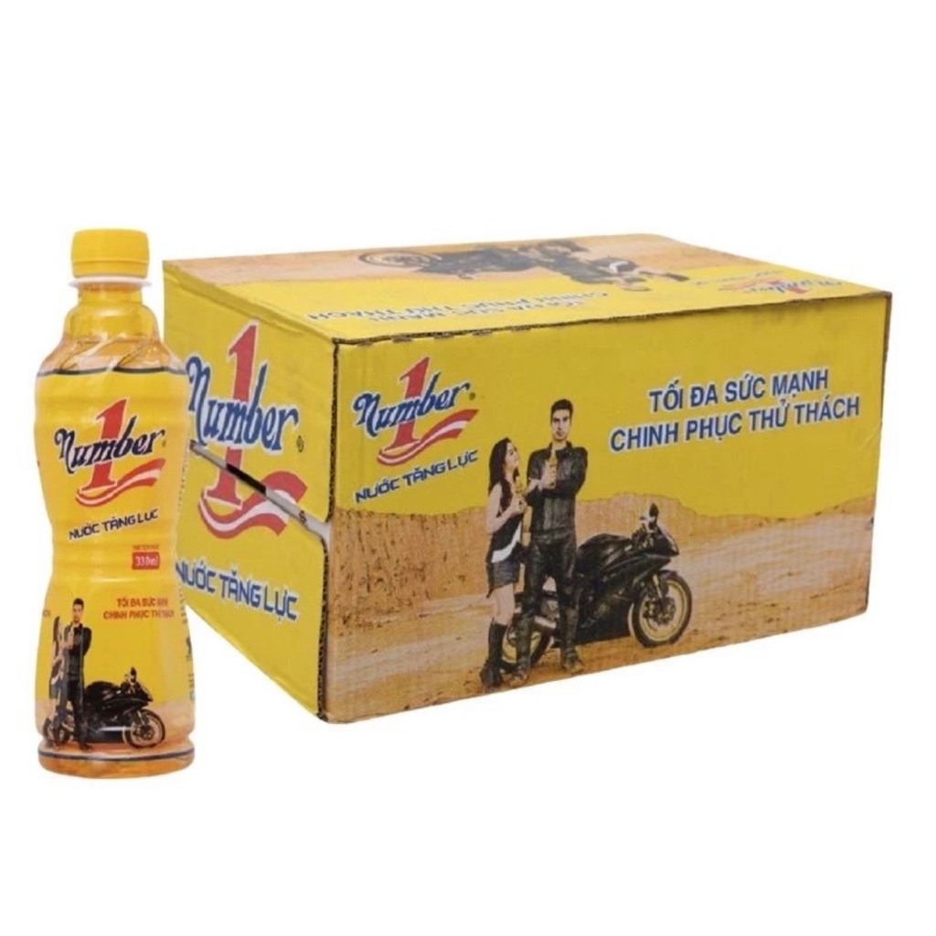 Nước Tăng Lực NUMBER ONE Chai 330ml Thùng 24 chai (Date Xa) | Shopee ...