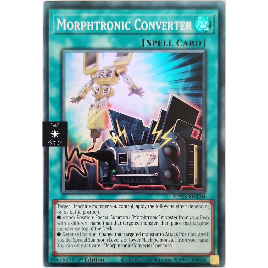 [BaK Yu-Gi-Oh!] [Thẻ Bài Chính Hãng] Morphtronic Converter |EN| Super Rare / Common | Shopee ...