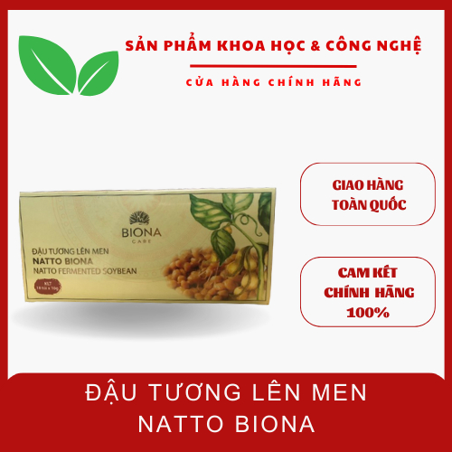 [CHÍNH HÃNG -HỘP 18 TÚI] Đậu tương lên men NATTO BIONA nâng cao sức ...