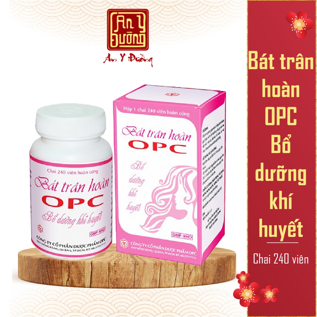 Bát Trân Hoàn OPC - Bồi bổ khí huyết cho phụ nữ (Hộp 240 viên) - An Y Đường | Shopee Việt Nam