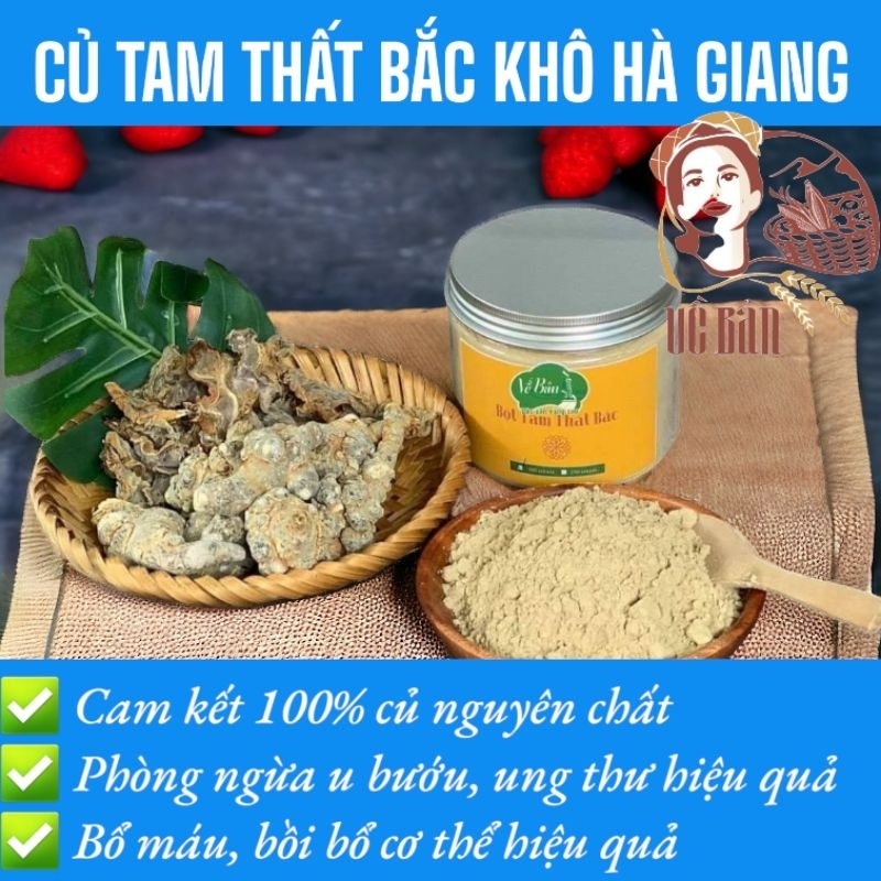 CỦ TAM THẤT BẮC KHÔ NGUYÊN CHẤT 5 TUỔI 70 CỦ/KG, TAM THẤT BẮC HÀ GIANG ...