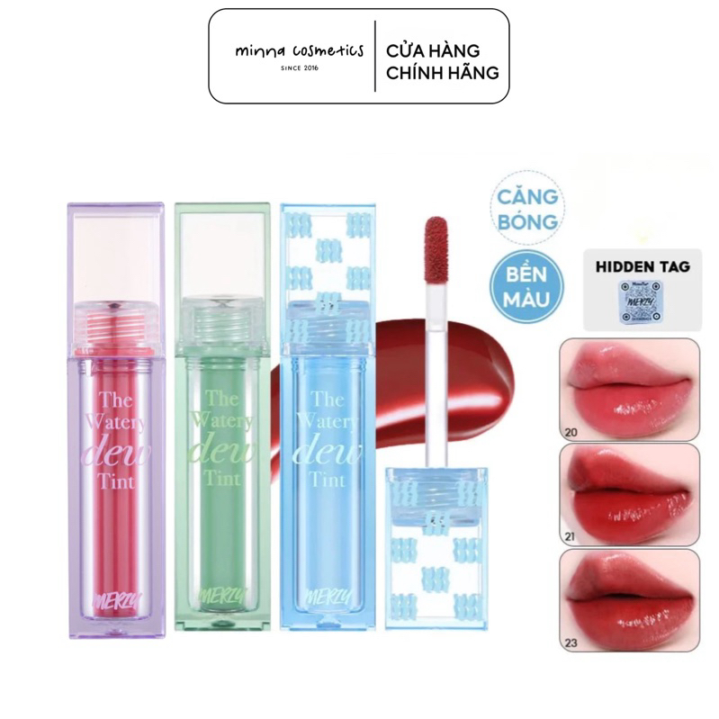 [Merzy]Son tint bóng ánh nước lâu trôi Merzy The Watery Dew Tint ...