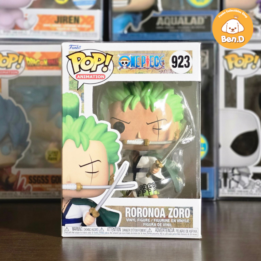Mô hình chính hãng Funko POP! Animation: One Piece - Roronoa Zoro #923 ...