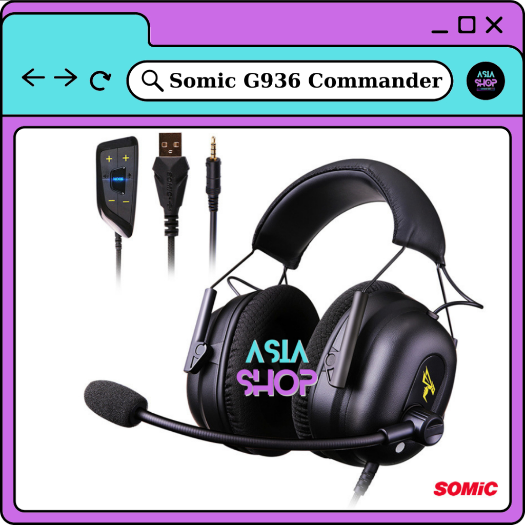 [Tai nghe chuyên dụng cho game thủ FPS] Somic G936 Commander Gaming ...