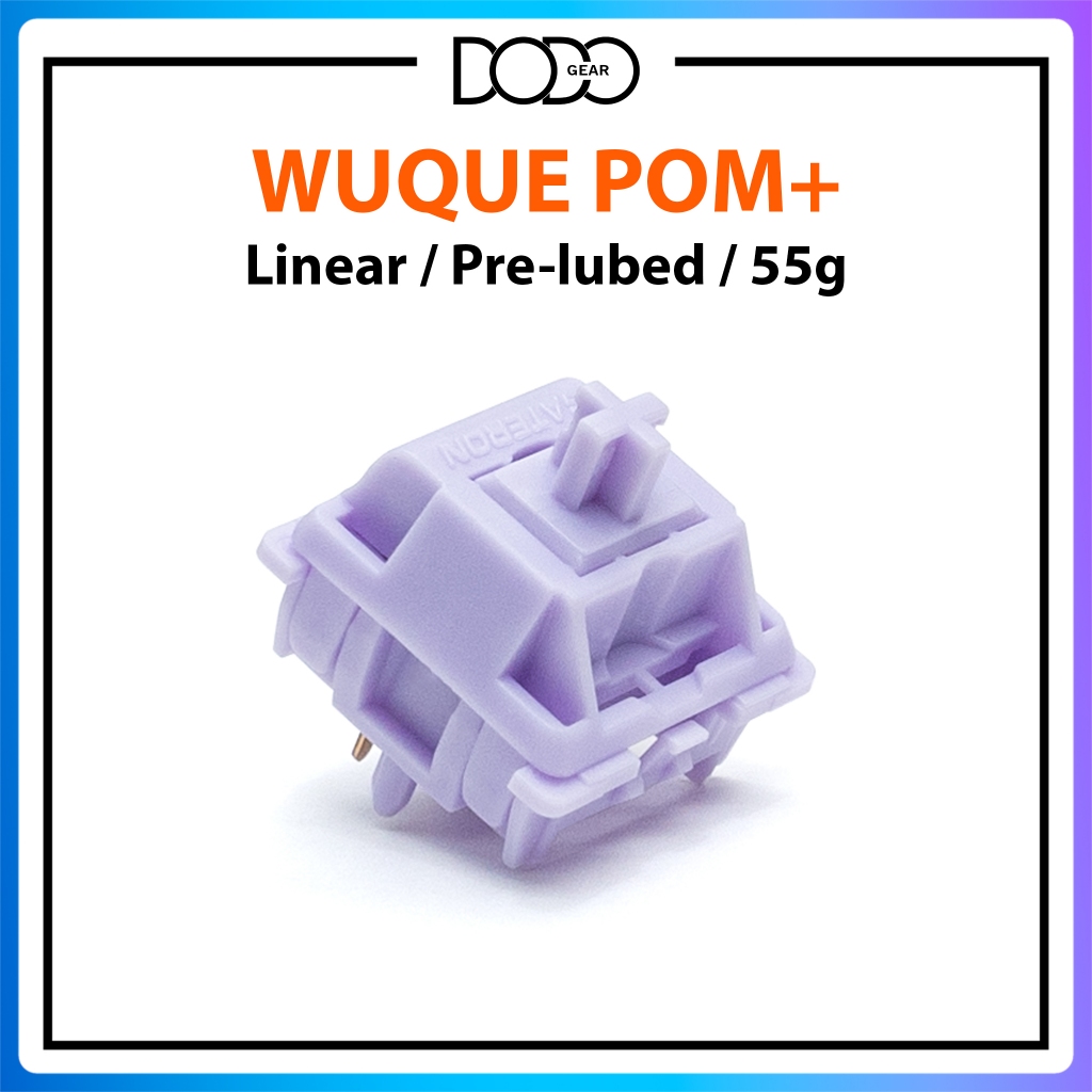 Switch Wuque Studio Gateron WS Pom+ 5PIN Linear 55g công tắc bàn phím Switch Wuque WS Pom+ DoDo ...