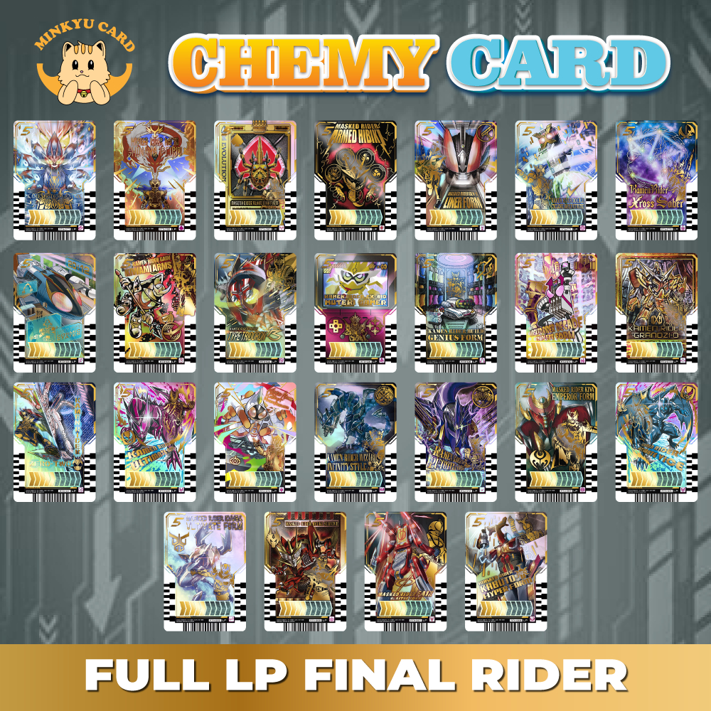 [CARD IN] Thẻ bài Kamen Rider Gotchard [Gotchard Chemy card] bộ COMBO ...