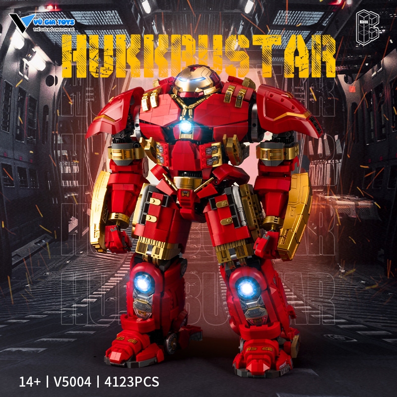Đồ Chơi Lắp Ráp IRON MAN - Mô Hình HulkBuster Robot Người Sắt Khổng Lồ ...