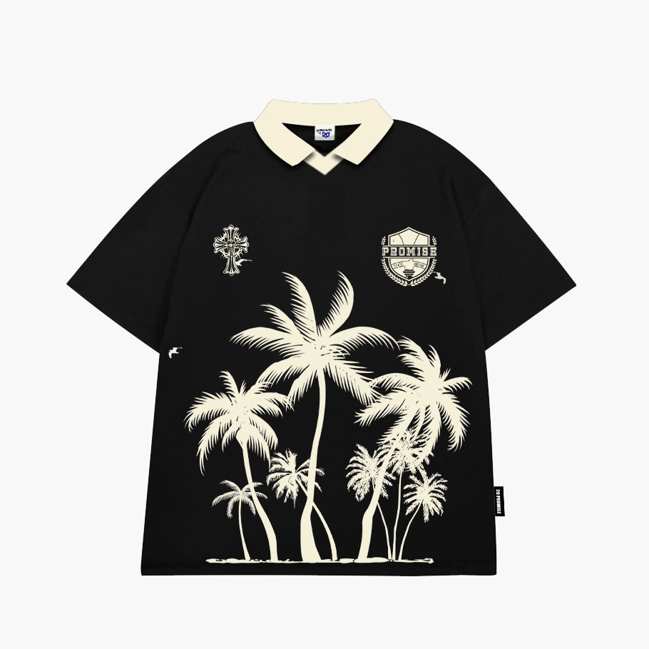 Áo Polo Local Brand 20PROMISE Form Oversize Unisex Nam Nữ / Black ...