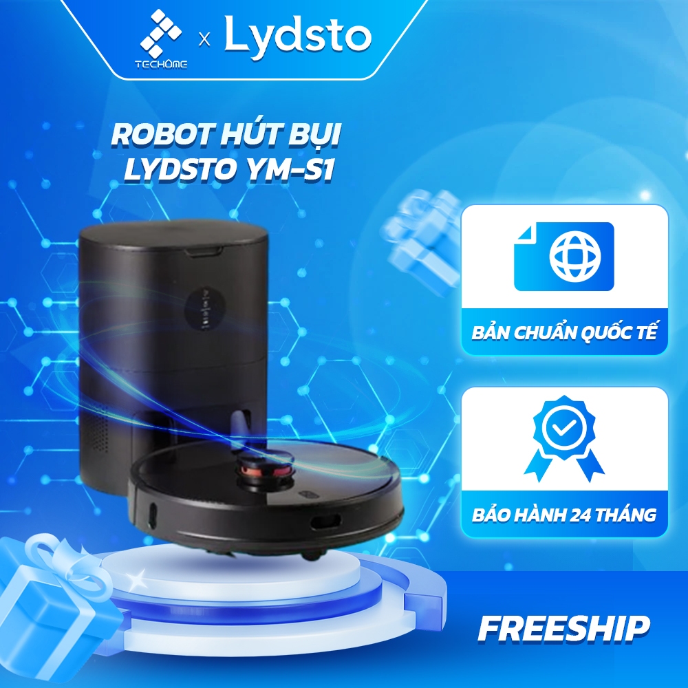 Robot hút bụi khô và ướt đa năng Lydsto YM-S1-B03/ YM-S1-W03 - Thiết kế ...