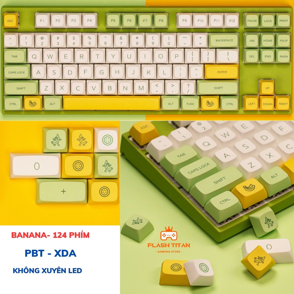 Keycap nhựa PBT cao cấp - Profile cherry/XDA dành cho bàn phím custom ...