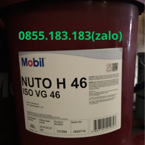 MOBIL NUTO H 46 DẦU THỦY LỰC CHÍNH HÃNG GIÁ TỐT (XÔ 20LIT) | Shopee Việt Nam