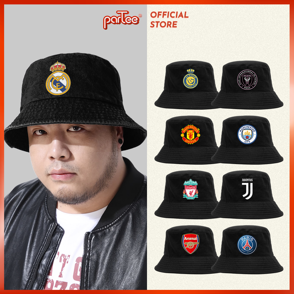 CLB Bóng Đá - Mũ Nón Xô Bucket Cotton In Logo Đội Bóng Manchester MU ...