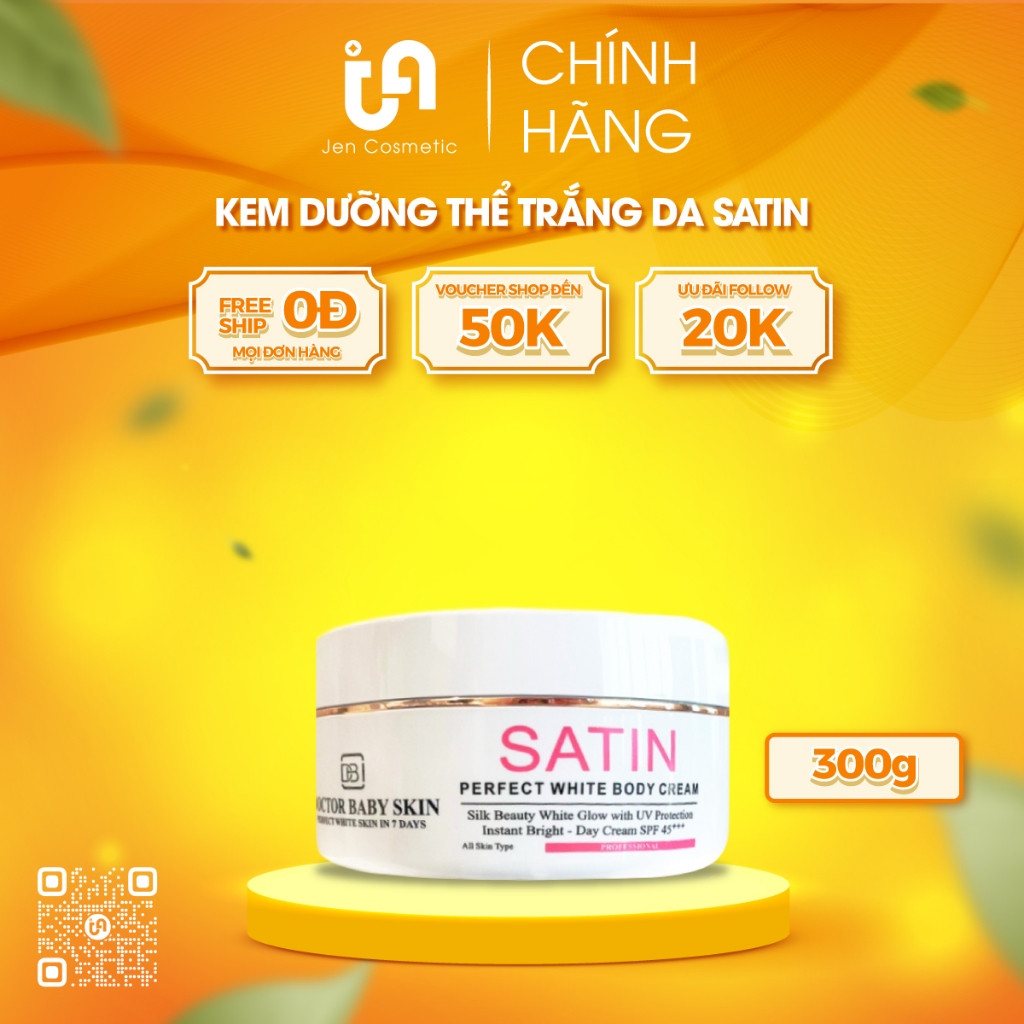 Kem Dưỡng Thể Trắng Da Satin Doctor Baby Skin | Shopee Việt Nam