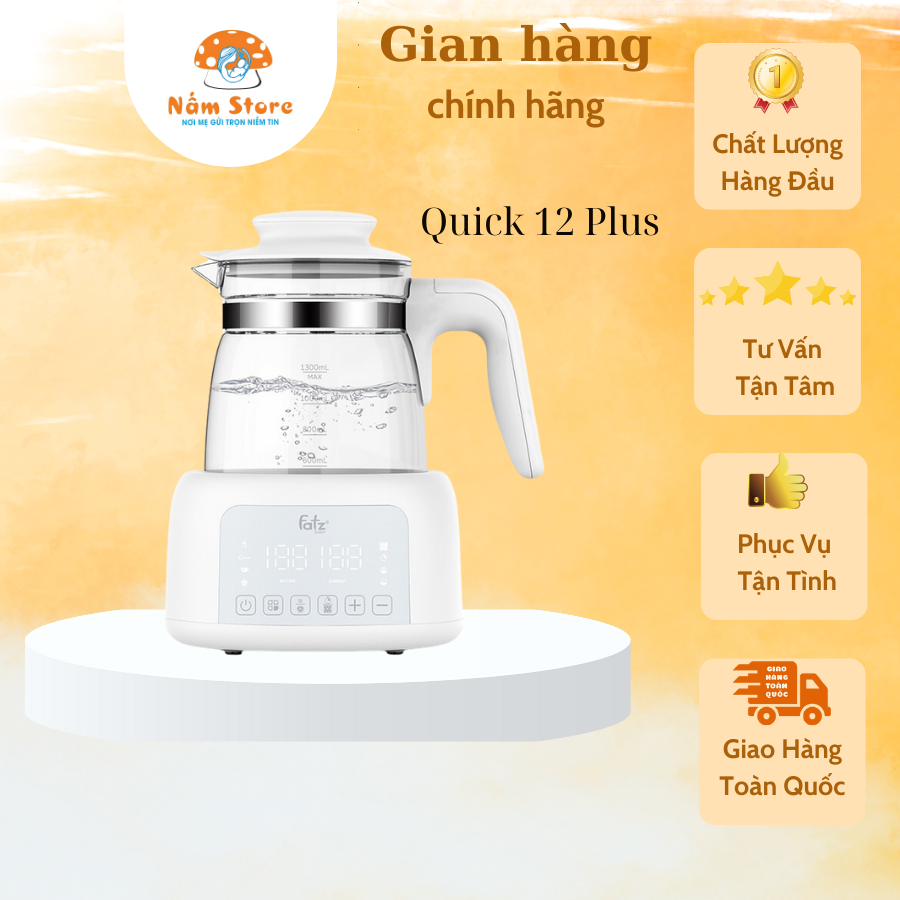 Máy đun nước Quick 12 plus Fatz Baby – FB3504BH chính hãng bảo hành 12 ...