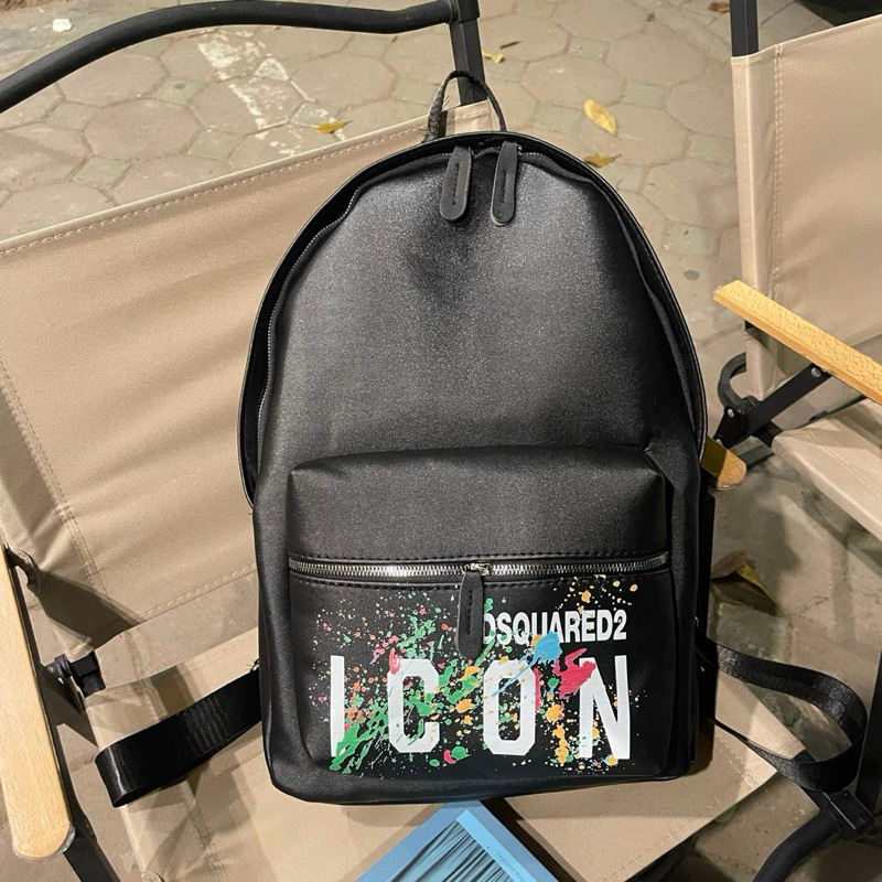 Balo Icon Nam Hót Có Sẵn/Balo Hoạ Tiết Chữ Dập Nổi Size 40 | Shopee ...