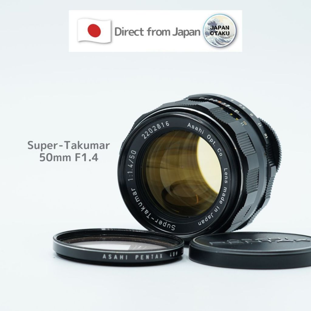 [Used in Japan] " Vintage Lens " Super Takumar 50mm f/1.4 Pentax Japan ...