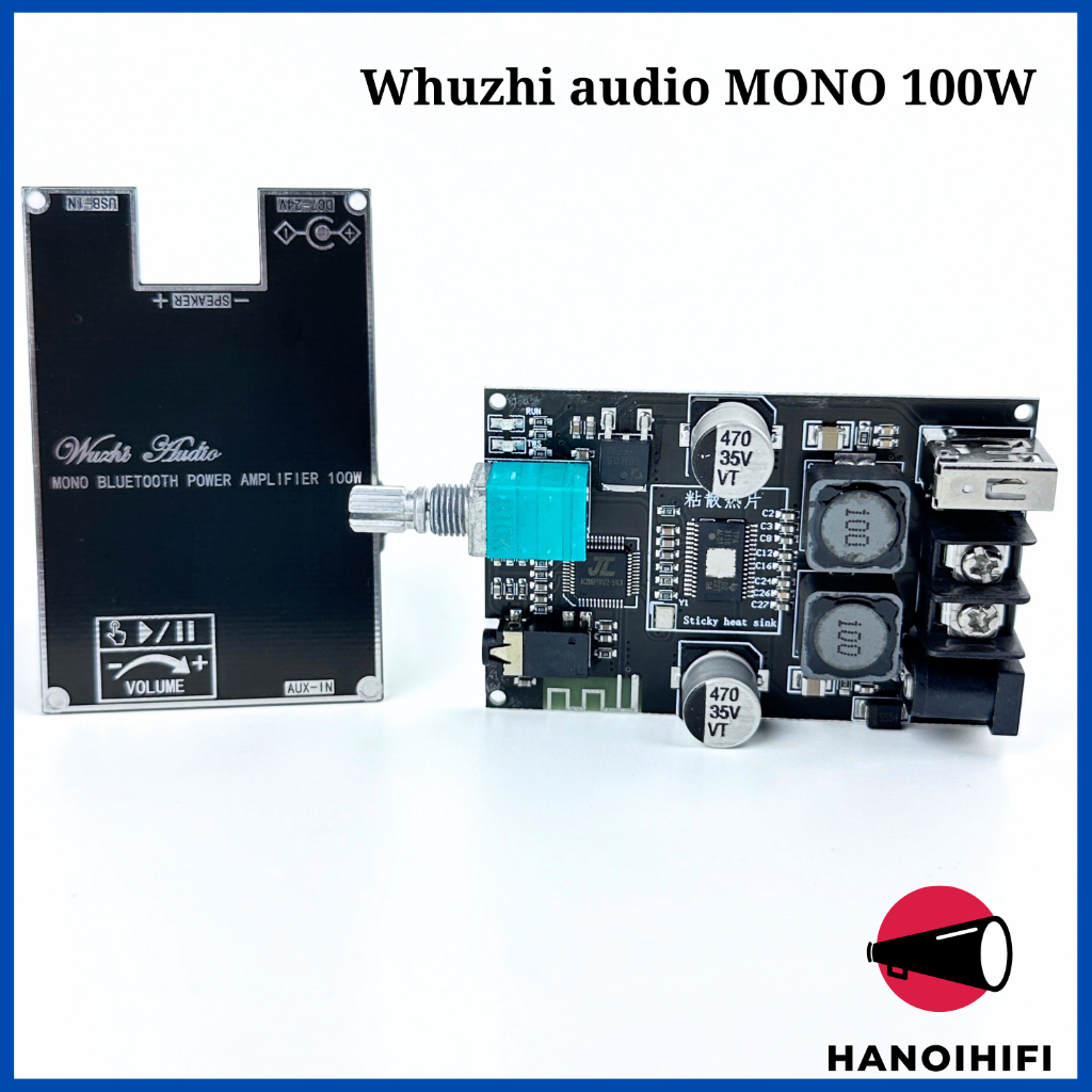 Mạch Mono khuếch đại âm thanh 100W Wuzhi ZK-1001B bluetooth 5.1 ( chính ...