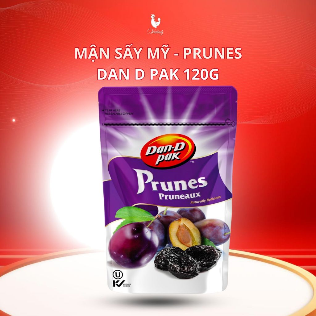 Mận sấy Mỹ nhập khẩu Dan. D Pak dạng túi 120g - Ăn vặt là ghiền ...