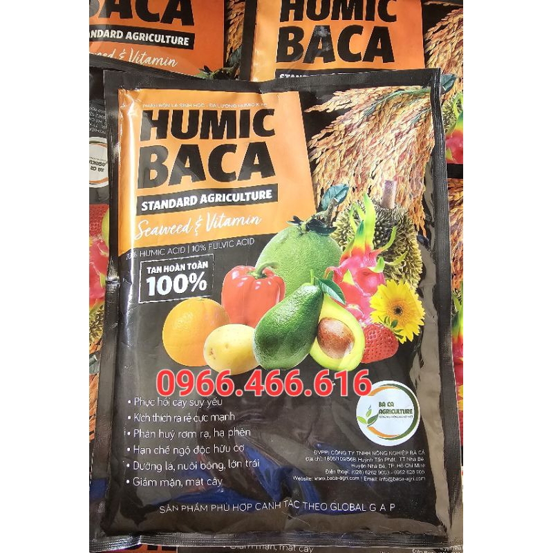 Phân Bón Lá Sinh Học HUMIC BACA Ra Rễ Nhanh, Phục Hồi Nhanh, Tái Tạo Rễ ...