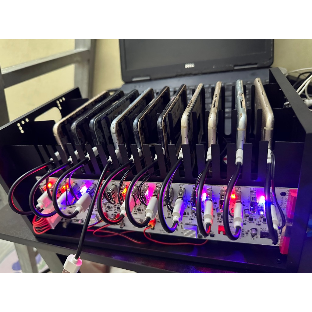 Bộ Box Phone Farm OTG (BOX LAN HỞ) ,Box LAN hở không nắp, tặng kèm phần ...