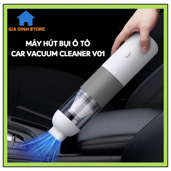Máy hút bụi câm tay không dây ô tô Car Vacuum Cleaner V01, lực hút ...