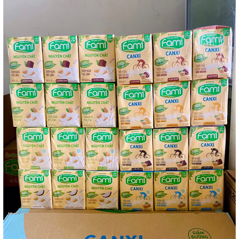 Lốc Sữa Fami 6 Hộp x200ml | Shopee Việt Nam
