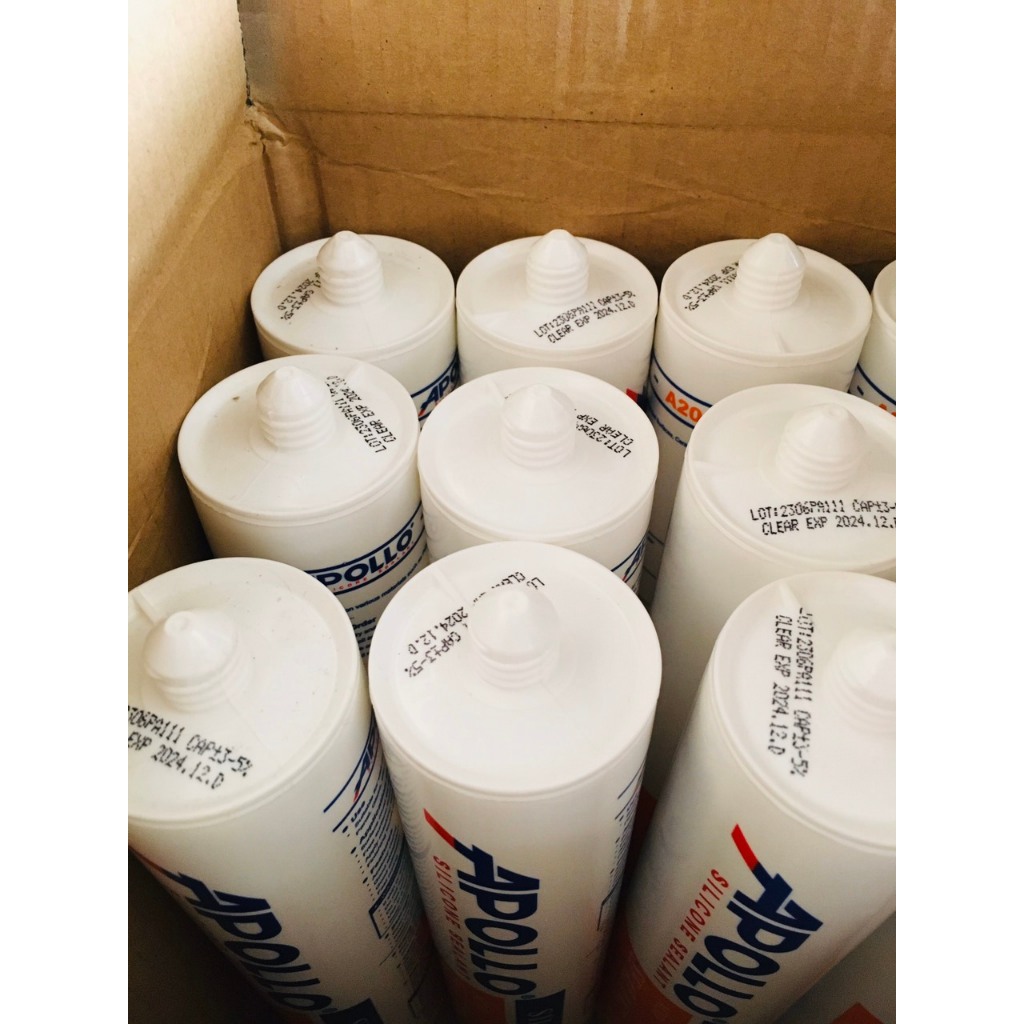 keo Silicon APOLLO A300 màu trắng trong (clear) | Shopee Việt Nam