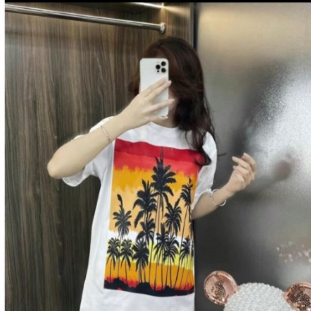 Áo phông cây dừa nam nữ boy phố hót trend hehe | Shopee Việt Nam