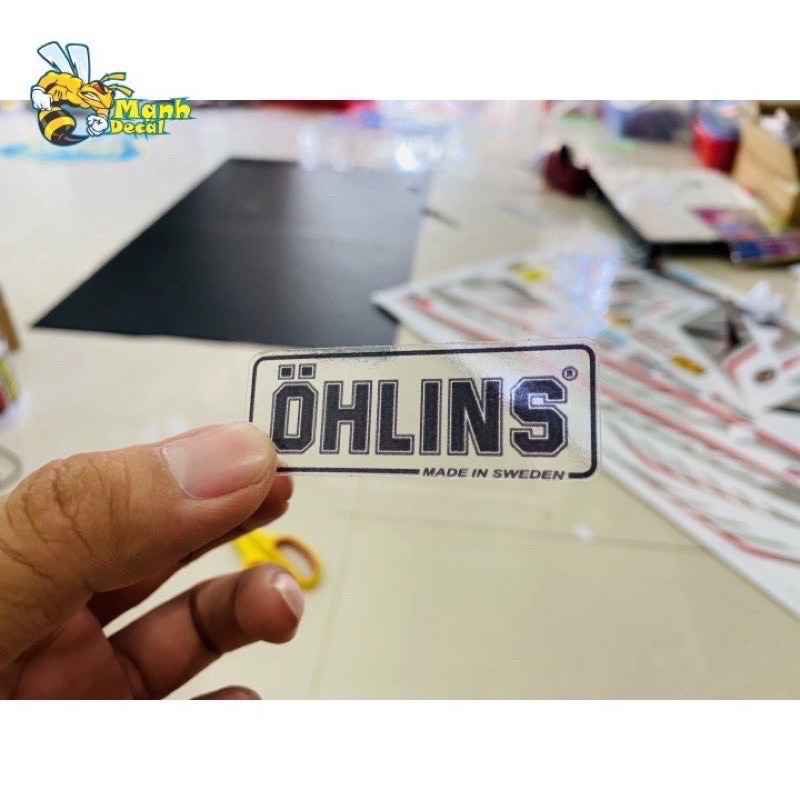 Tem Trong Suốt Ohlins Và Nitron Dán Thụt Bình Dầu | Shopee Việt Nam