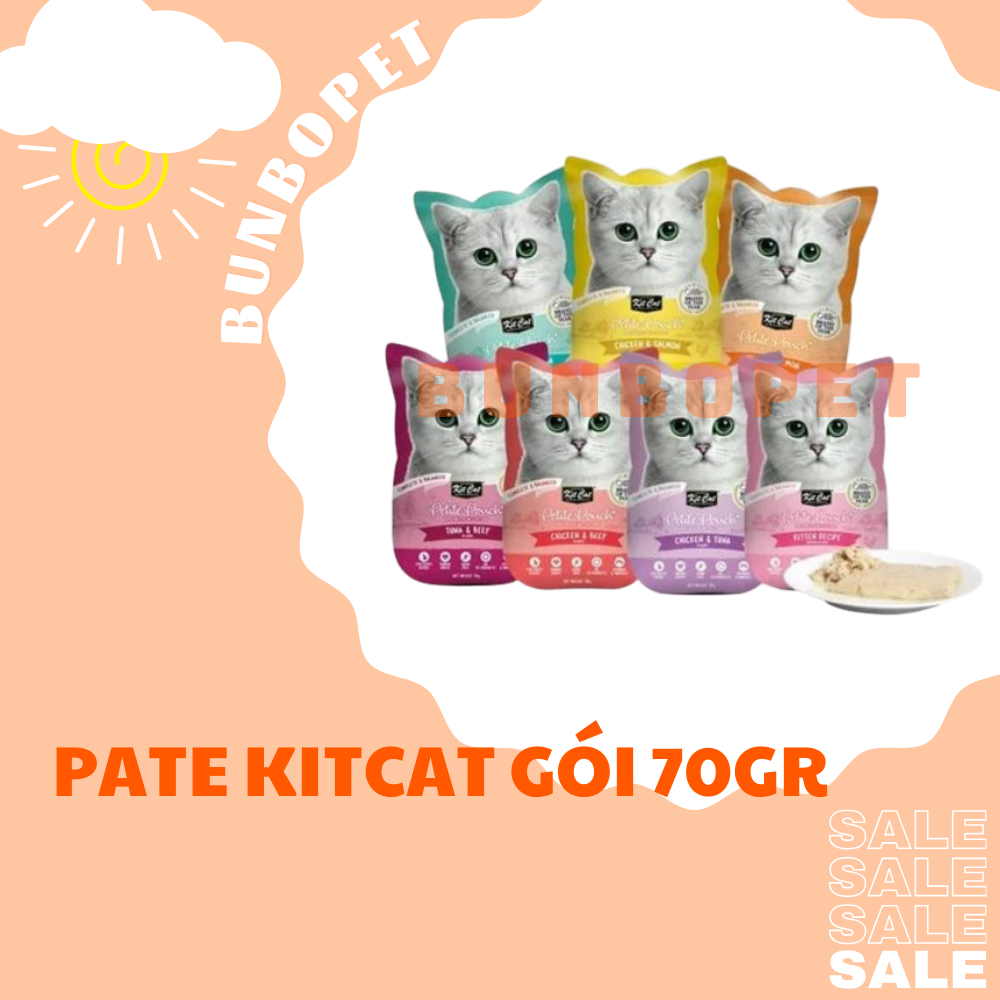Pate Kit Cat Petite Pouch 70g - Pate Cho Mèo KITCAT Gói 70g Cao Cấp ...