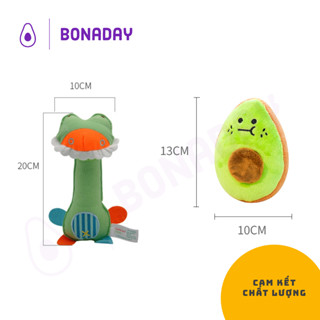 THÚ NHỒI BÔNG GẶM SẠCH RĂNG GIẢM STRESS CHO THÚ CƯNG, BONADAY PETS, Kêu ...