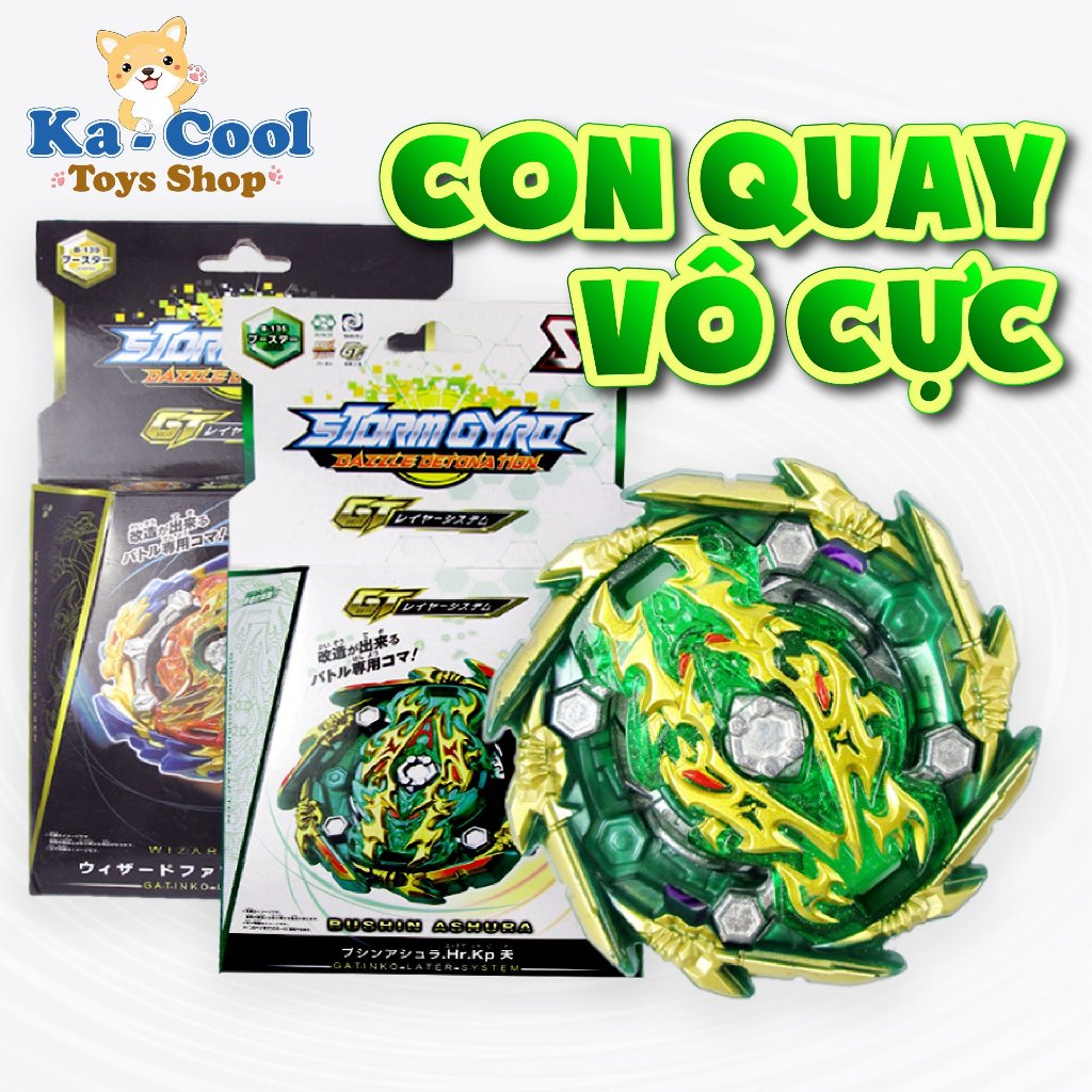 Đồ chơi con quay vô cực, vòng xoay thần tốc STORM GYRD [hộp gồm 1 con ...