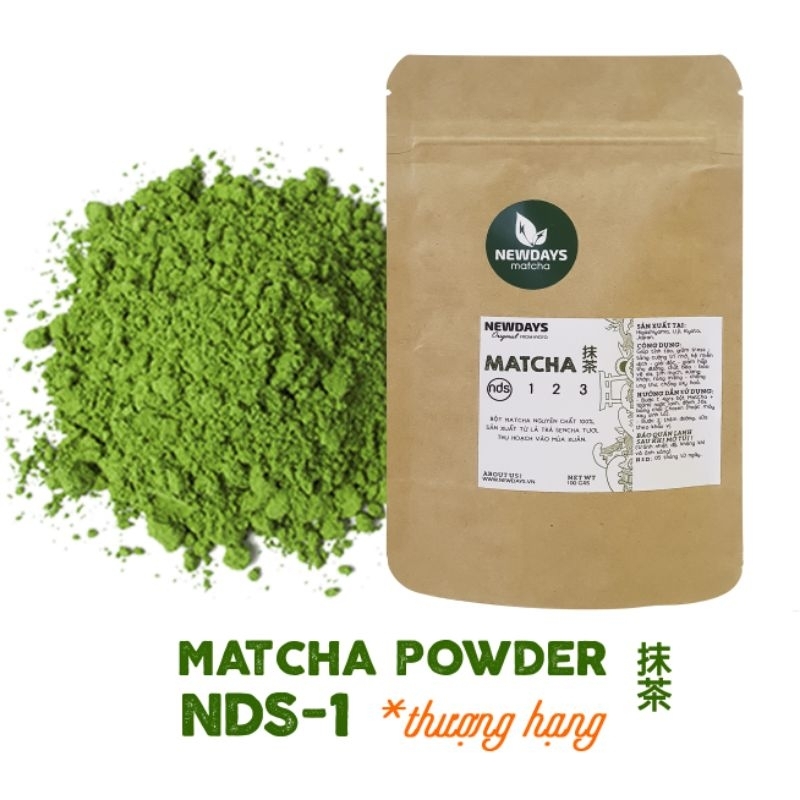 Bột Trà Matcha Uji Thượng Hạng 100g - MATCHA NDS 1 - NEWDAYS MATCHA ...