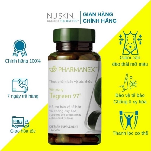 Sản phẩm Tegreen97® KÍCH THƯỚC 120 VIÊN/H Nu.skin | Shopee Việt Nam
