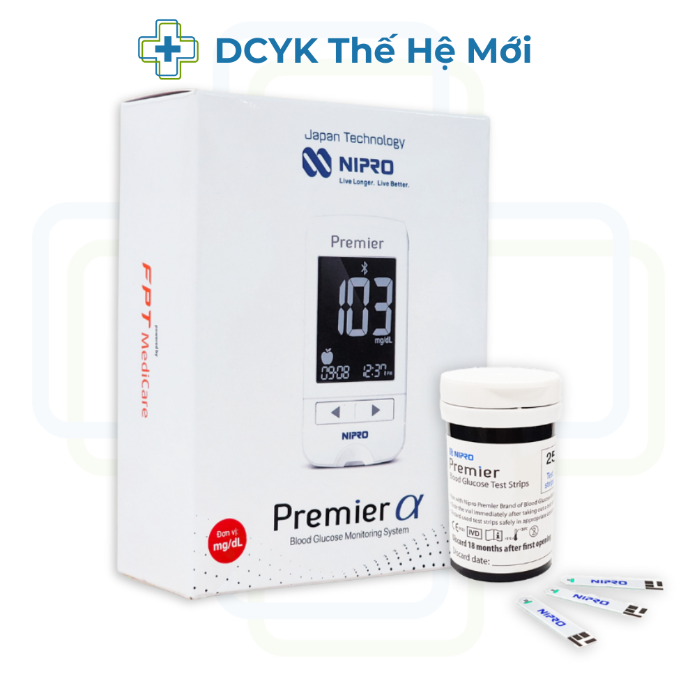 Máy đo đường huyết NIPRO Premier Alpha | Shopee Việt Nam