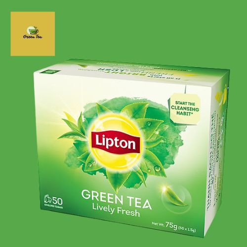 Trà Xanh Lipton Hương Chanh Tươi Mát 1.5g x 25 túi | Shopee Việt Nam