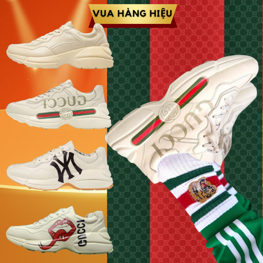 [ Hàng chính hãng ] Giày Gucci Rython đế cao 5cm đủ 4 mẫu ,Giày Gucci ...