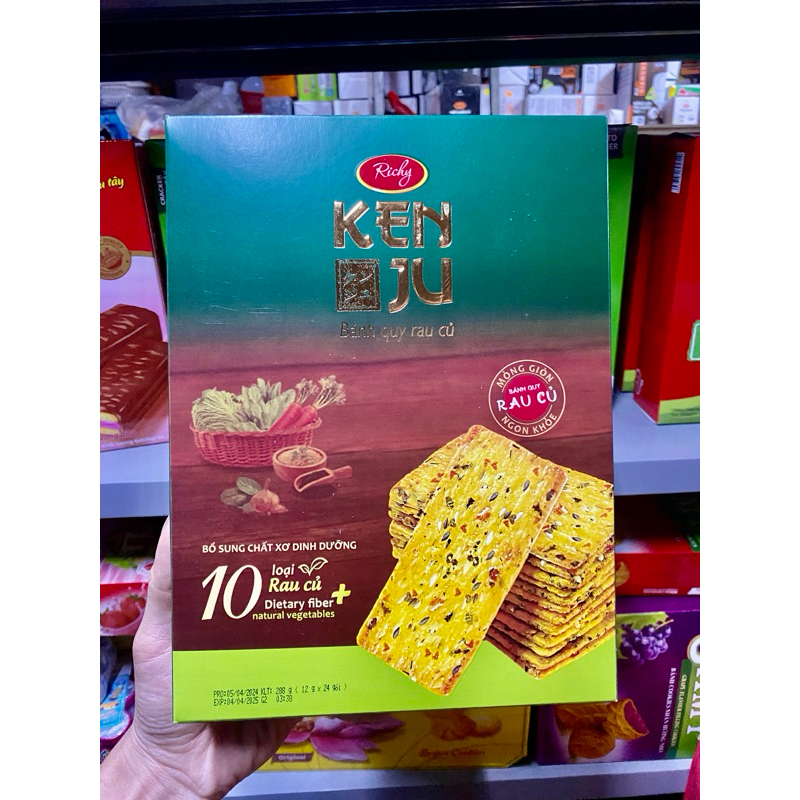 Bánh kenju vị rau củ hộp 288g | Shopee Việt Nam