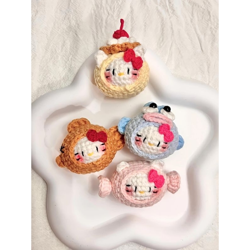 Hello Kitty Len đội mũ 🍒🍓🥝🍅 handmade by CHOCO LEN | Shopee Việt Nam