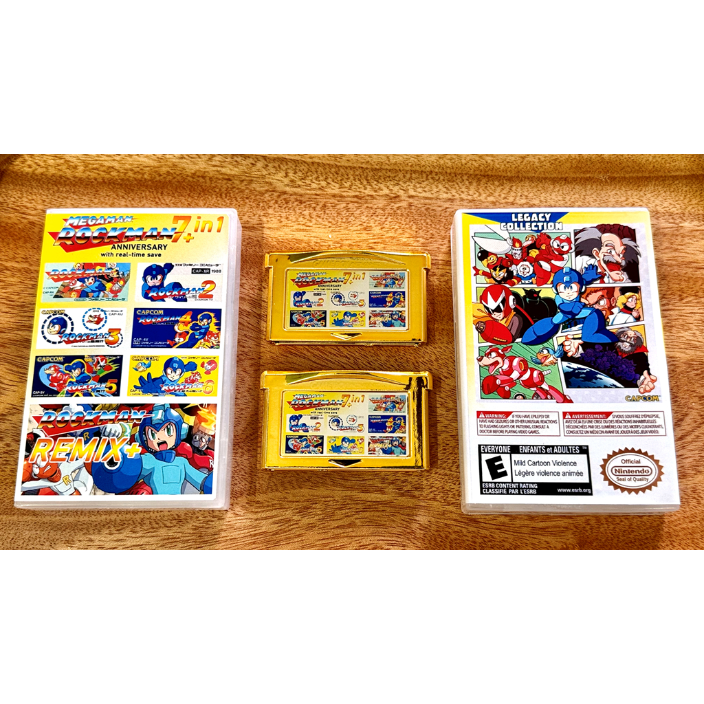GBA Rockman & Megaman Anniversary Gold 7-in-1 edition | Shopee Việt Nam
