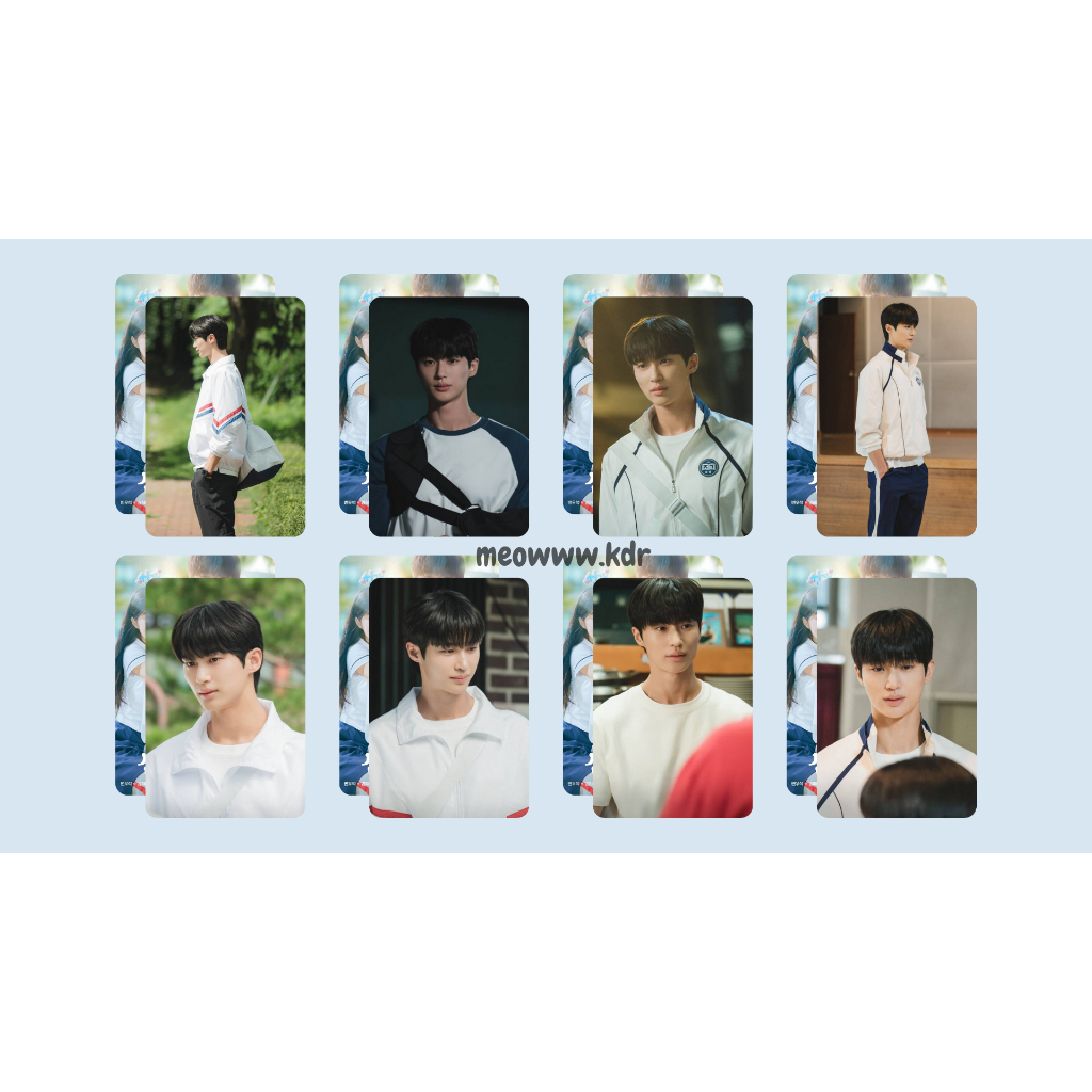 set card bo góc/pola phim Cõng Anh Mà Chạy-Lovely Runner diễn viên Kim ...