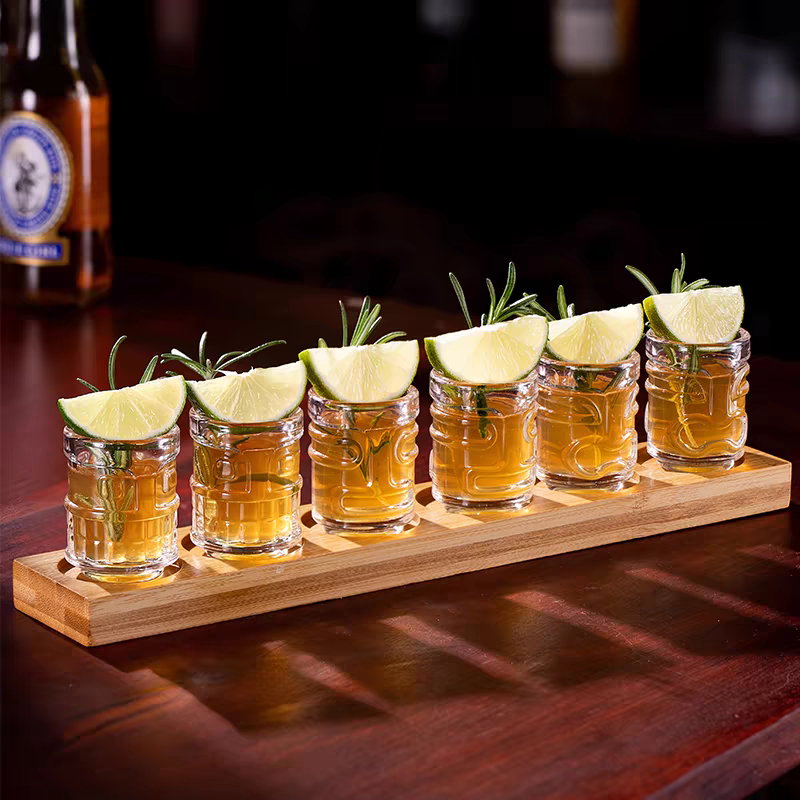 Bộ 6 ly shot 50ml, ly thủy tinh cao cấp chuyên dùng đồ uống có cồn cho ...