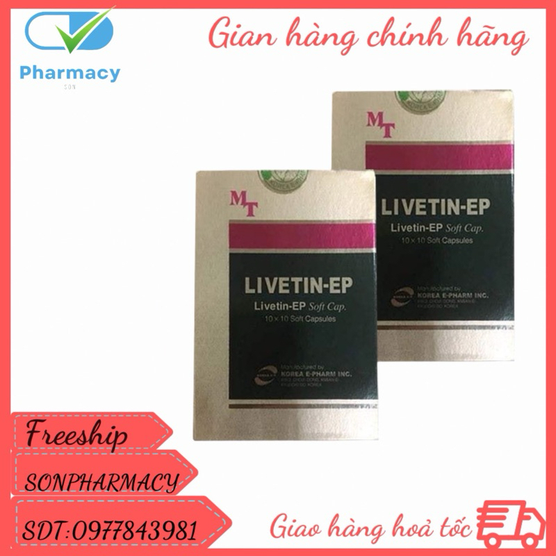 Viên Uống Bổ Gan Livertin Ep Hộp 100viên | Shopee Việt Nam