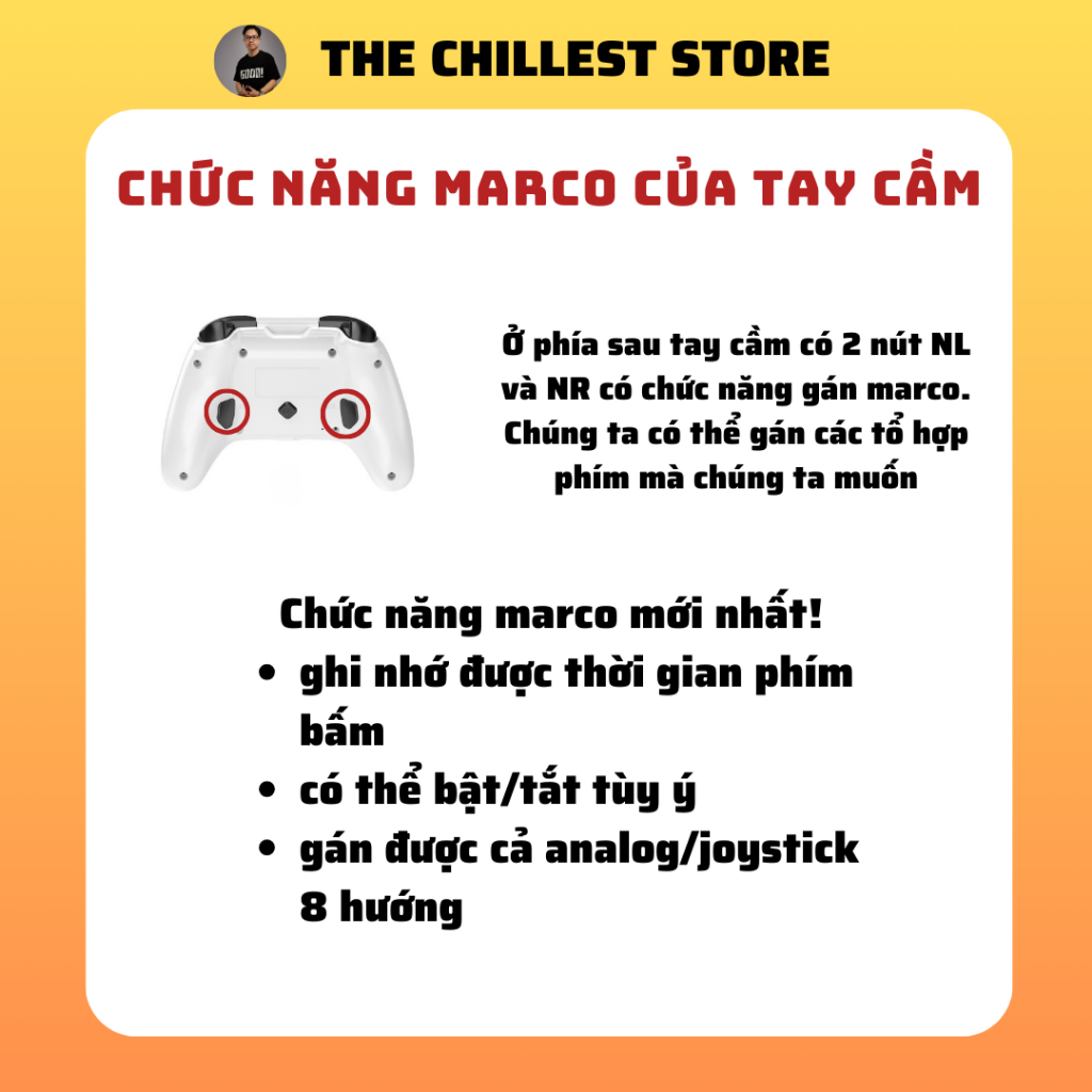 Tay cầm chơi game S102 HALL EFFECT PHIÊN BẢN 2025 , phím Macro , kết ...