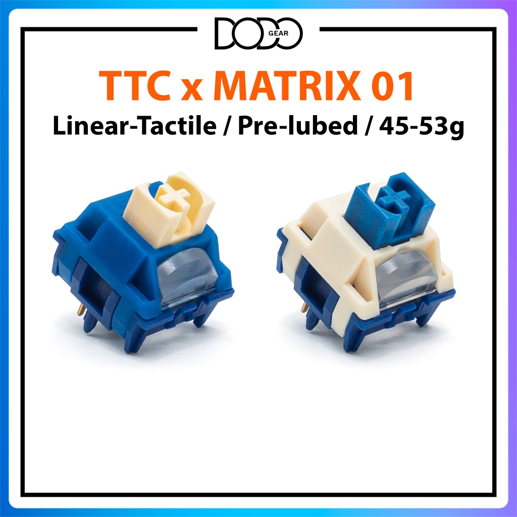 Switch TTC Matrix 01 5 PIN Linear 45g Tactile 53g công tắc bàn phím ...