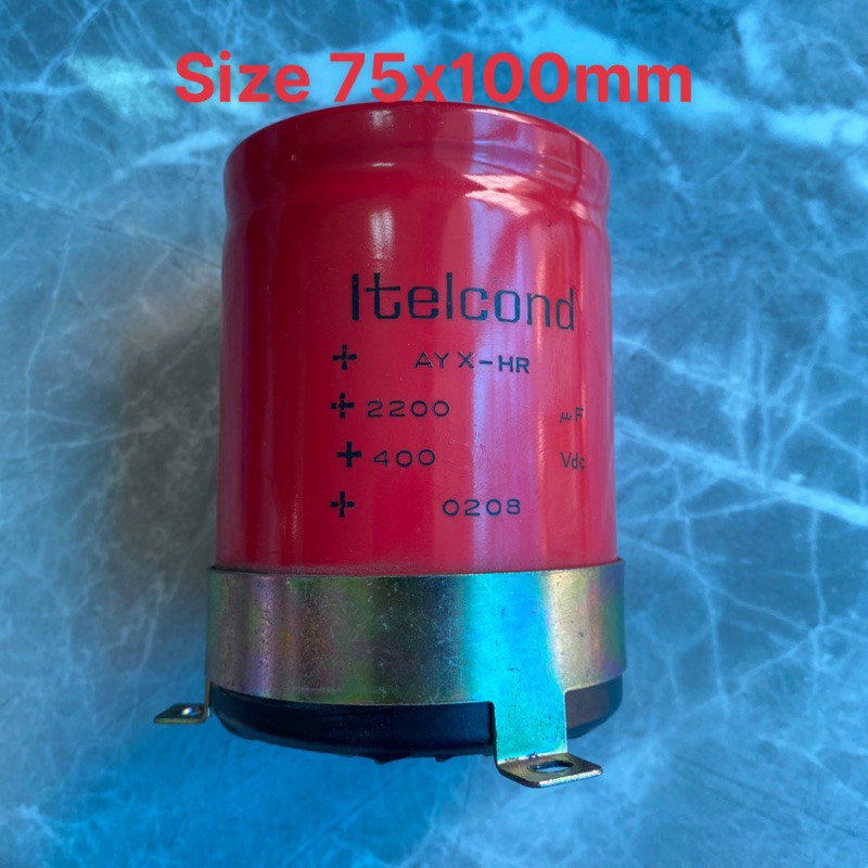 Tụ Itelcond 2200uf 400V 350V tháo máy | Shopee Việt Nam