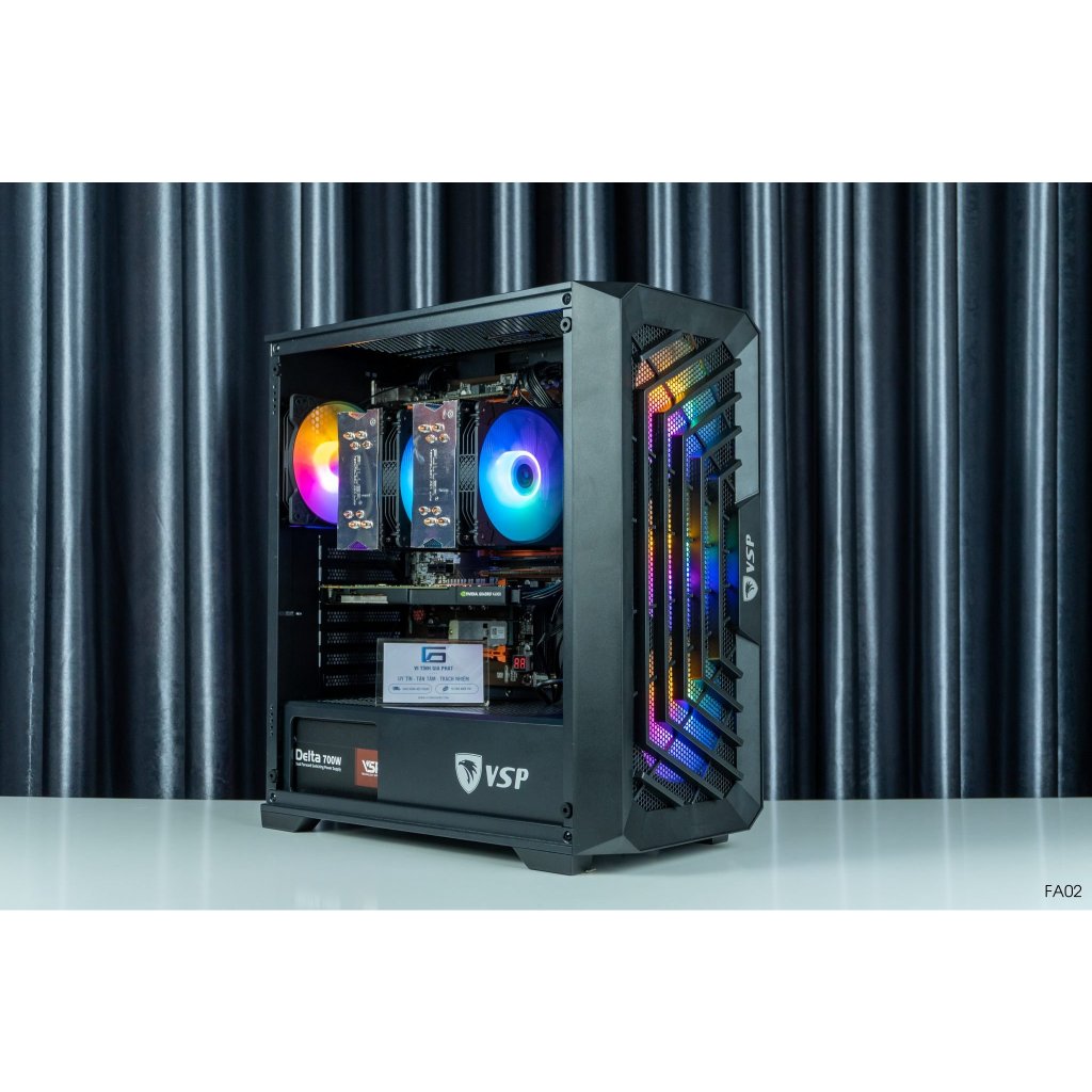 Vỏ Máy Tính / Case VSP FA02/FA03 Full ATX lắp Main thường, Main Dual Xeon (Chưa bao gồm Fan Case ...