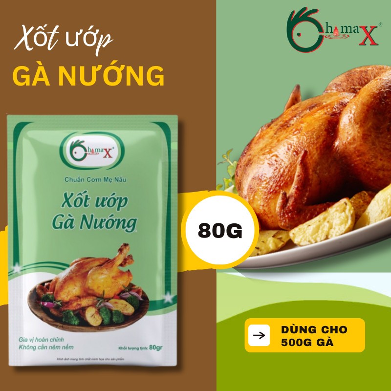 Gia vị hoàn chỉnh Xốt ướp gà nướng Chimax 80g | Shopee Việt Nam