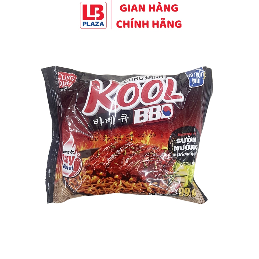 Mì Cung Đình Kool BBQ 99g vị sườn nướng thơm ngon (gói) | Shopee Việt Nam