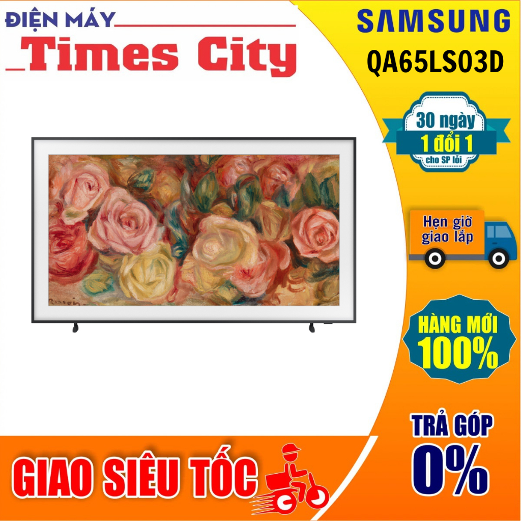 Smart Tivi Khung Tranh The Frame QLED Samsung 4K 65 inch QA65LS03D | Shopee Việt Nam